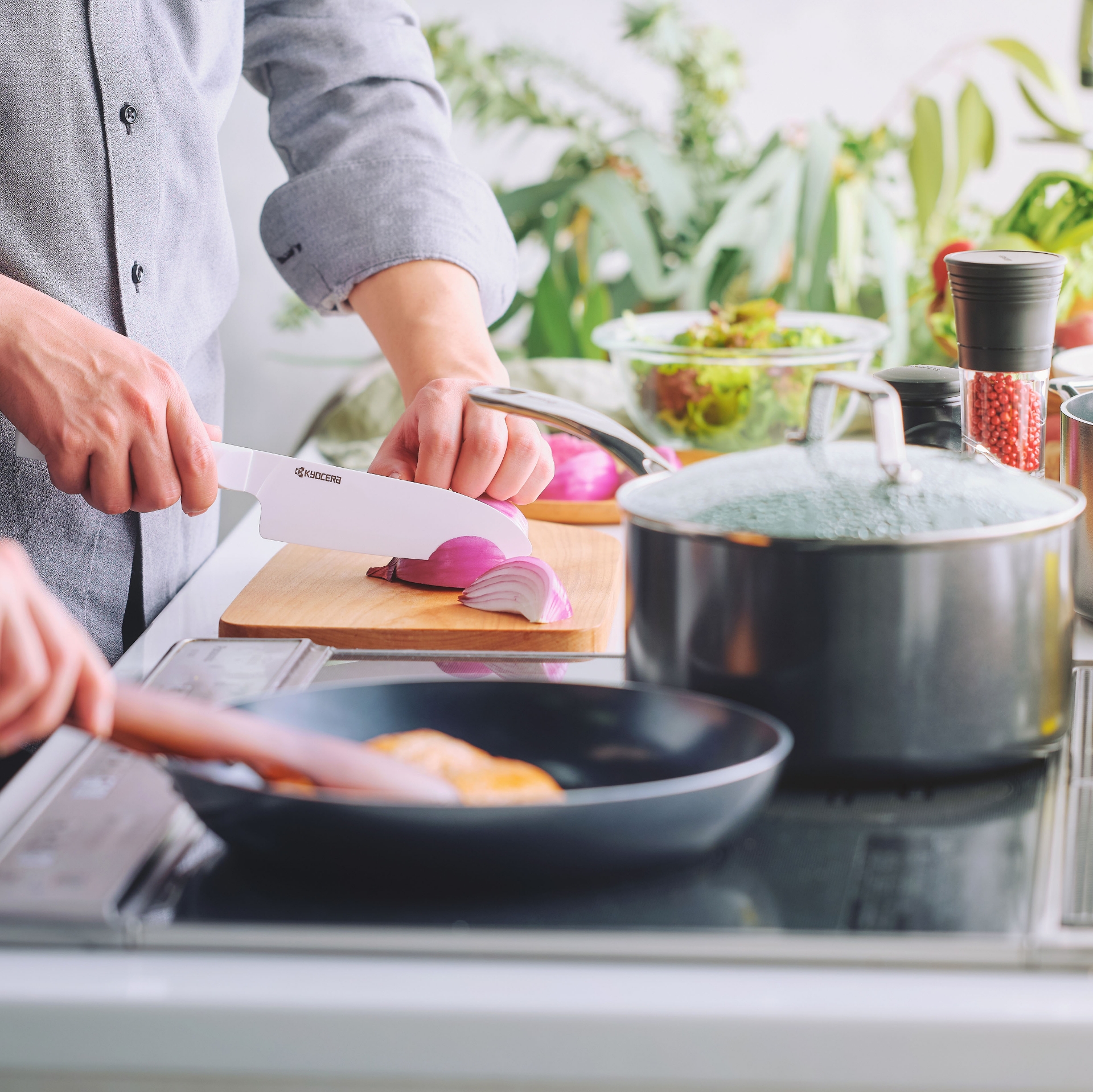 KYOCERA > Kyocera Ceramic Coated Nonstick Cookware | PTFE-Free, PFOA ...