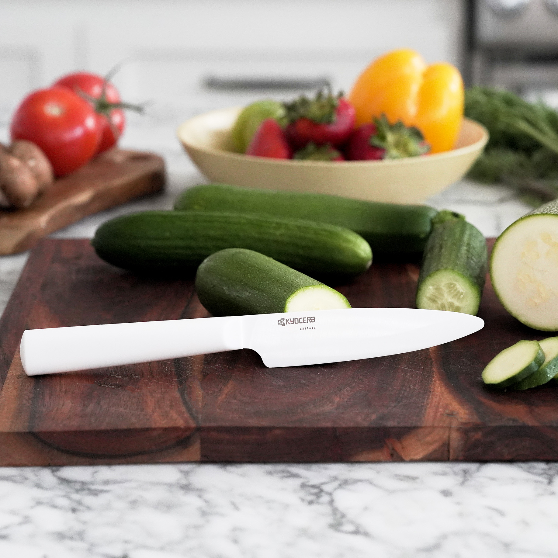 KYOCERA > Kyocera INNOVATION white ceramic kitchen knives: Sharp ...