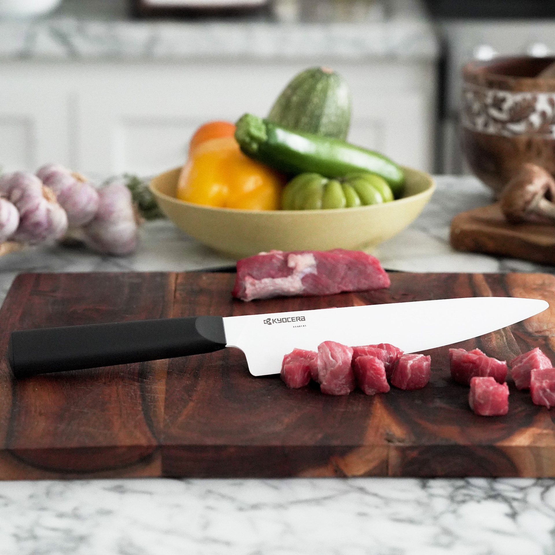 KYOCERA > Kyocera INNOVATION white ceramic kitchen knives: Sharp ...